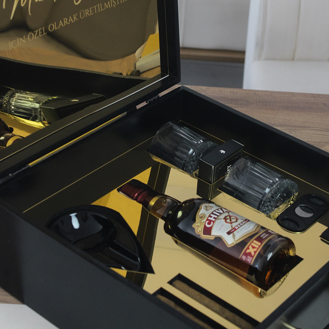 Luxury Black Edition VIP Viski Seti – Kadehçi